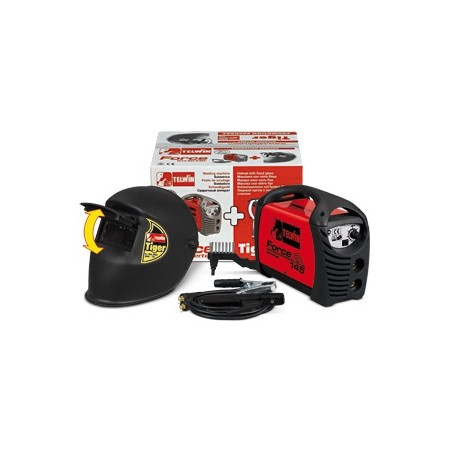 FORCE Italian welding machine 145AMP 230V ACX + HELMET