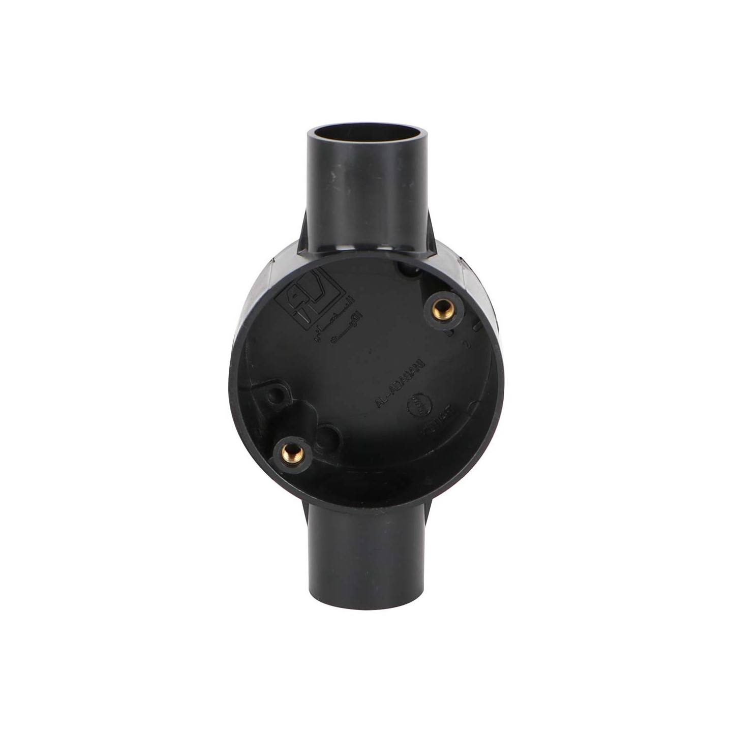 BLACK ROUND ELECTRIC BOX 1"x 2 YRD