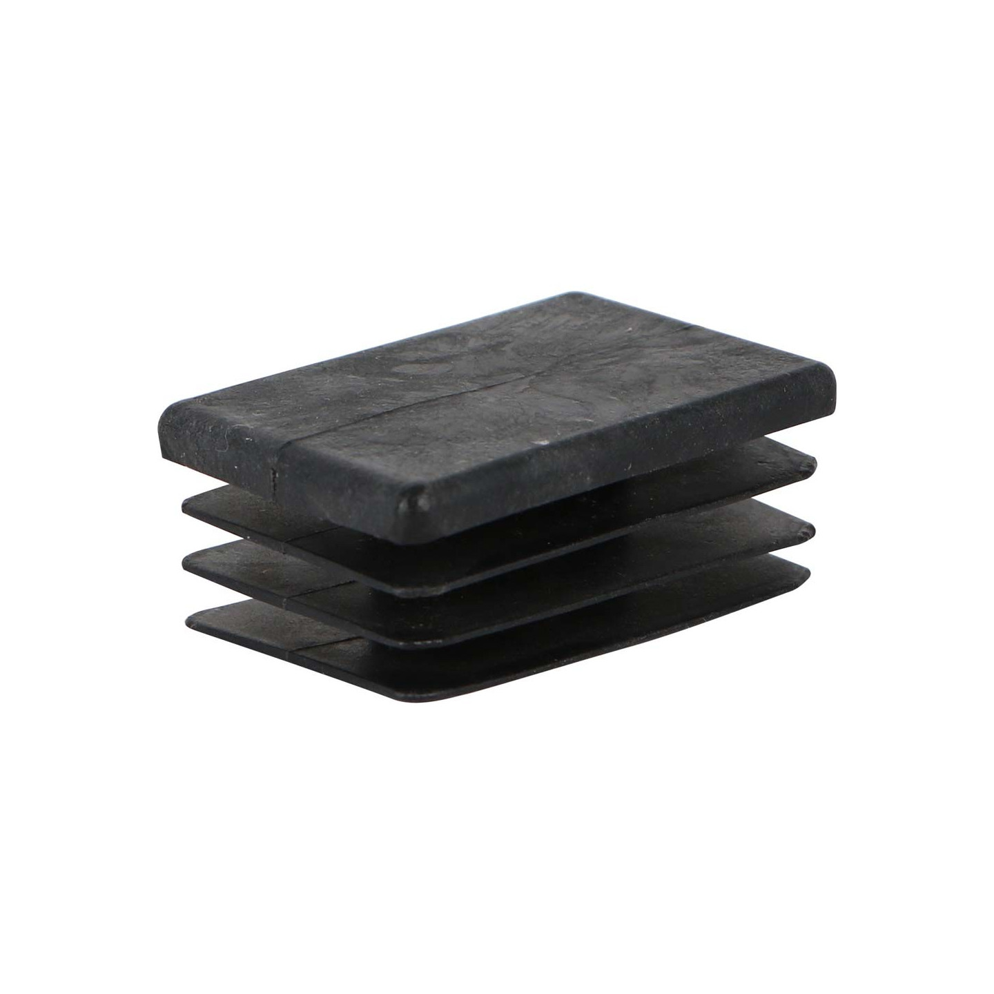 RECTANGULAR PLASTIC INSERT TUBE BLACK 40 x 60 MM