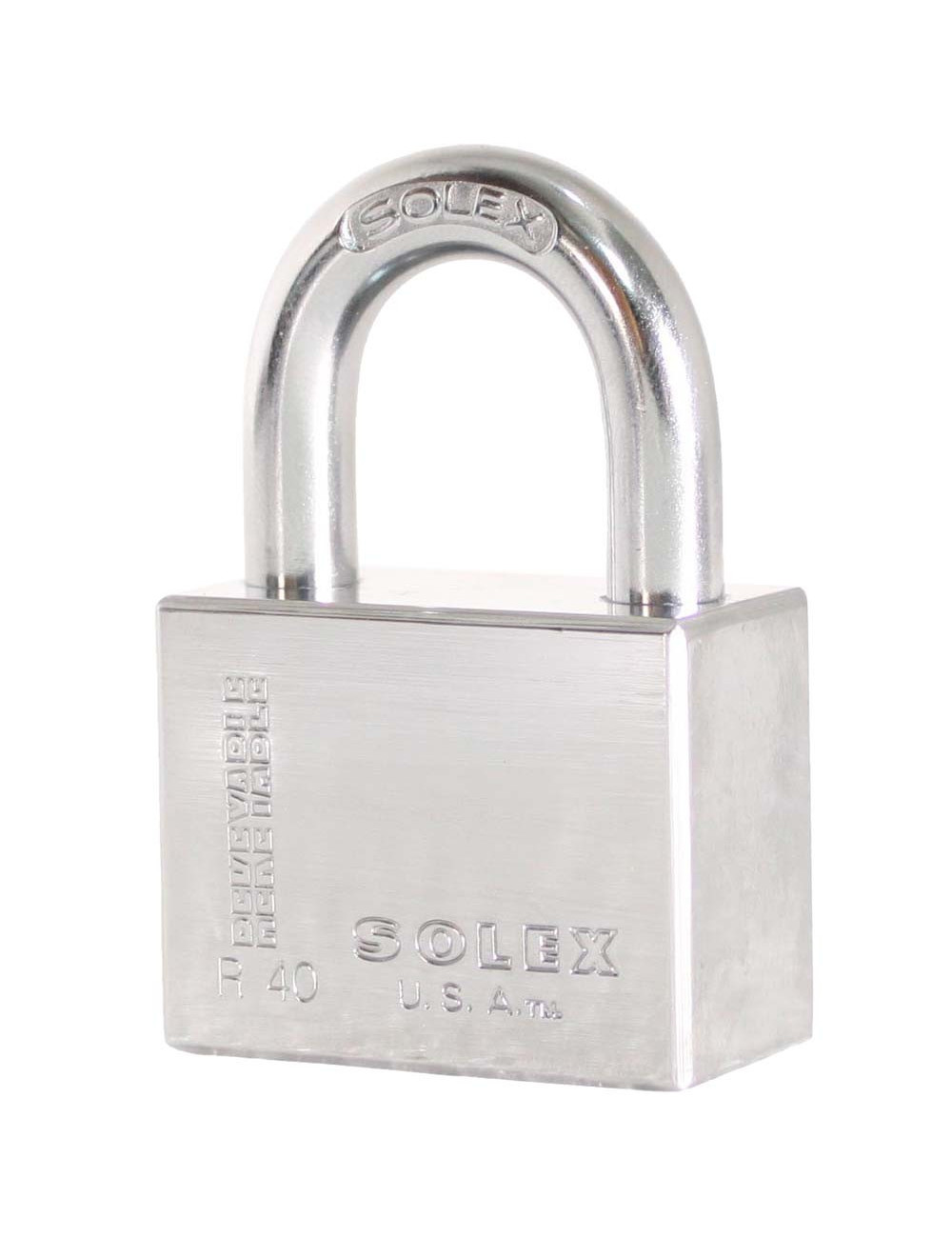 NO.R40CR CHROME PADLOCK 40 MM H.D.