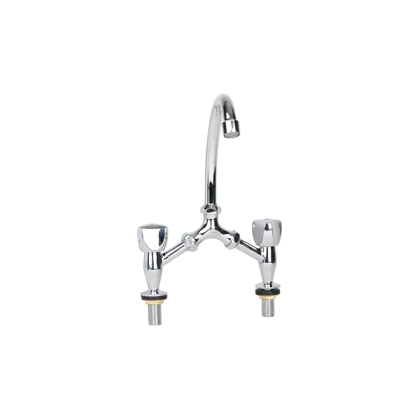 01-03-GFL BRIDGE TYPE SINK MIXER FAUCET DOUBLE HANDLE