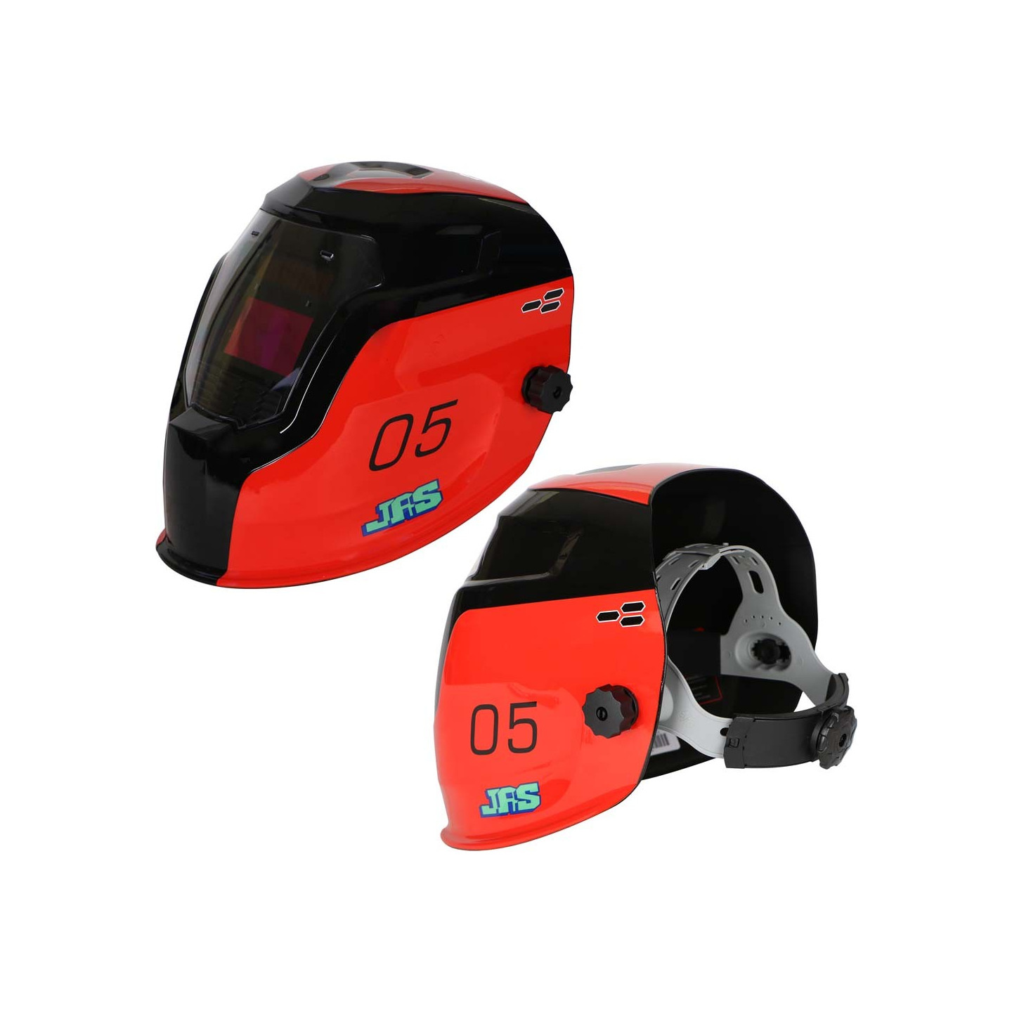 ZAM-115-1 WELDING HELMET RED