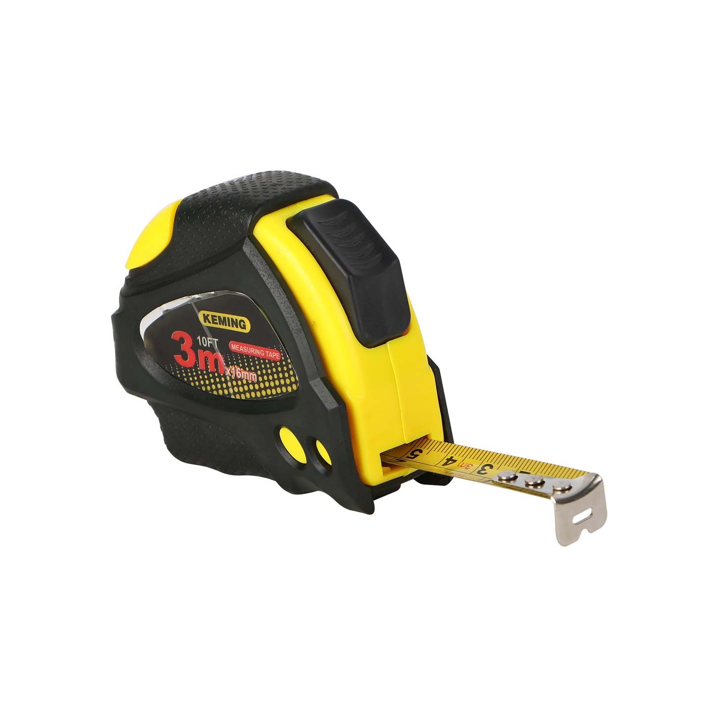KM-A57 PLASTIC MEASURING TAPE YELLOW 3 MTR x 16 MM