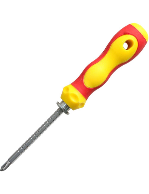 KM-34A SCREWDRIVER SWIVEL 5" WITH RUBBER HANDLE