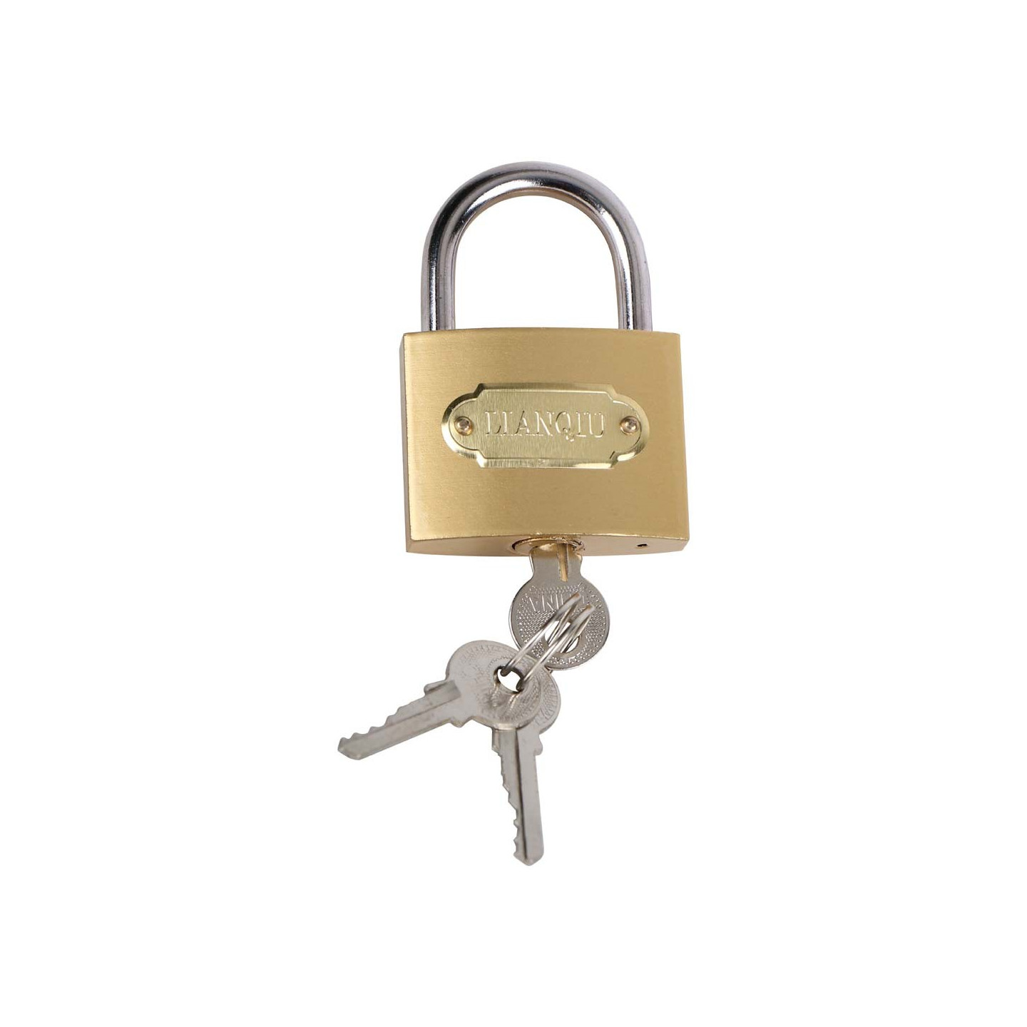 T265 GOLDEN COLOR IRON PADLOCK 50 MM H.D.