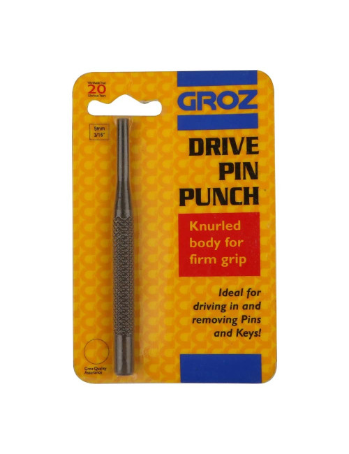DRIVE PIN PUNCH 4" x 3/16" (5 MM)