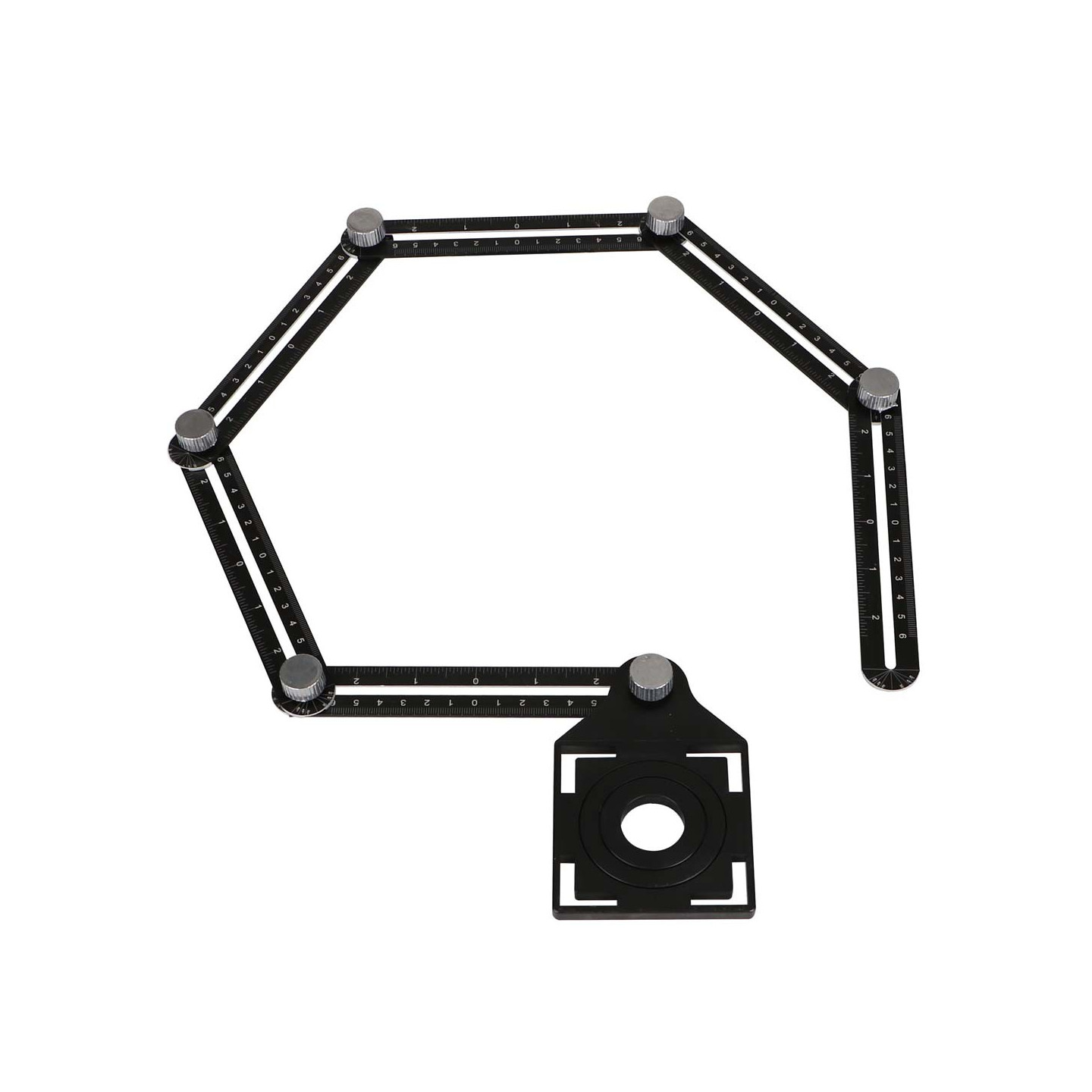 MULTI-FUNCTION MEASURING RULER BLACK WITH 1 HEAD H.D.