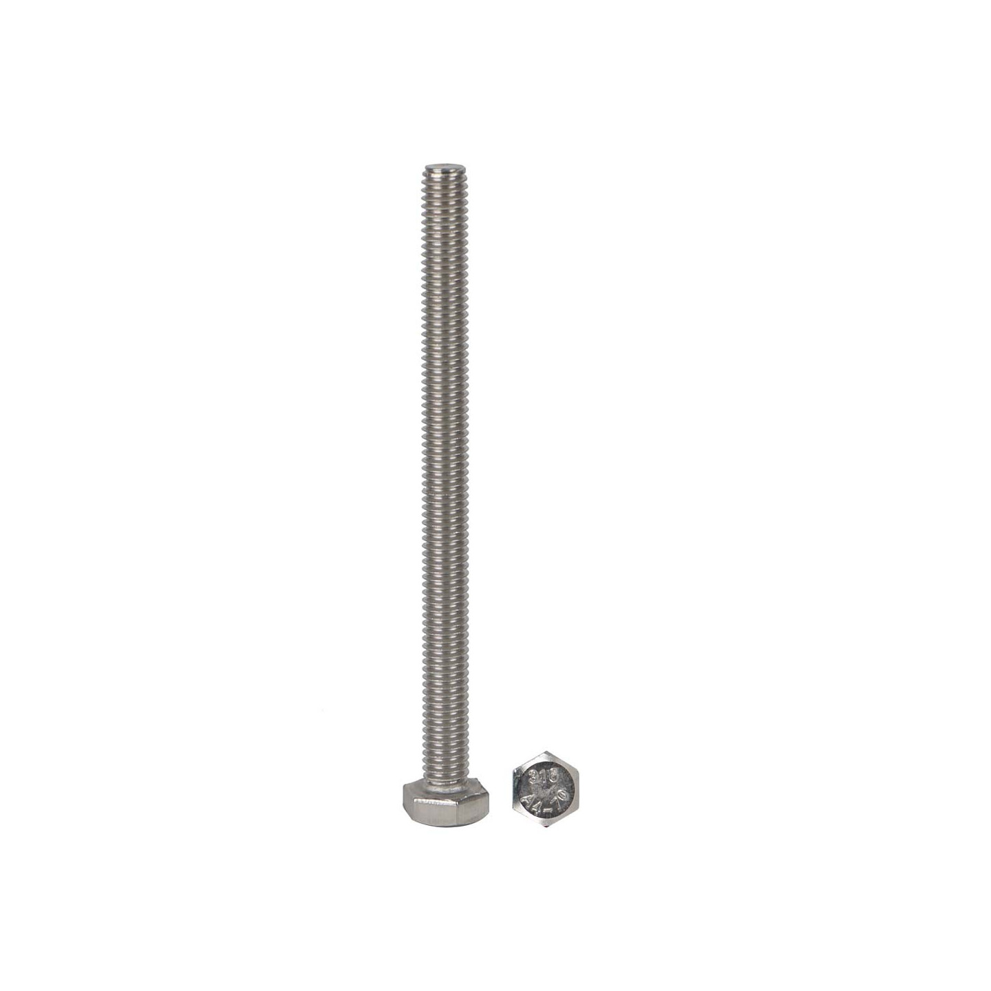 HEX BOLT STAINLESS STEEL 6×80 MM