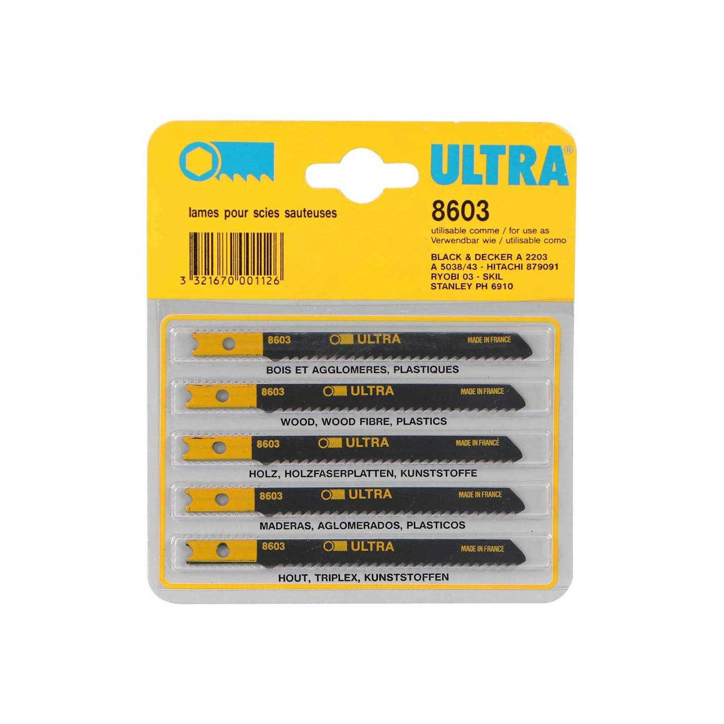 ULTRA 8603 JIGSAW BLADE