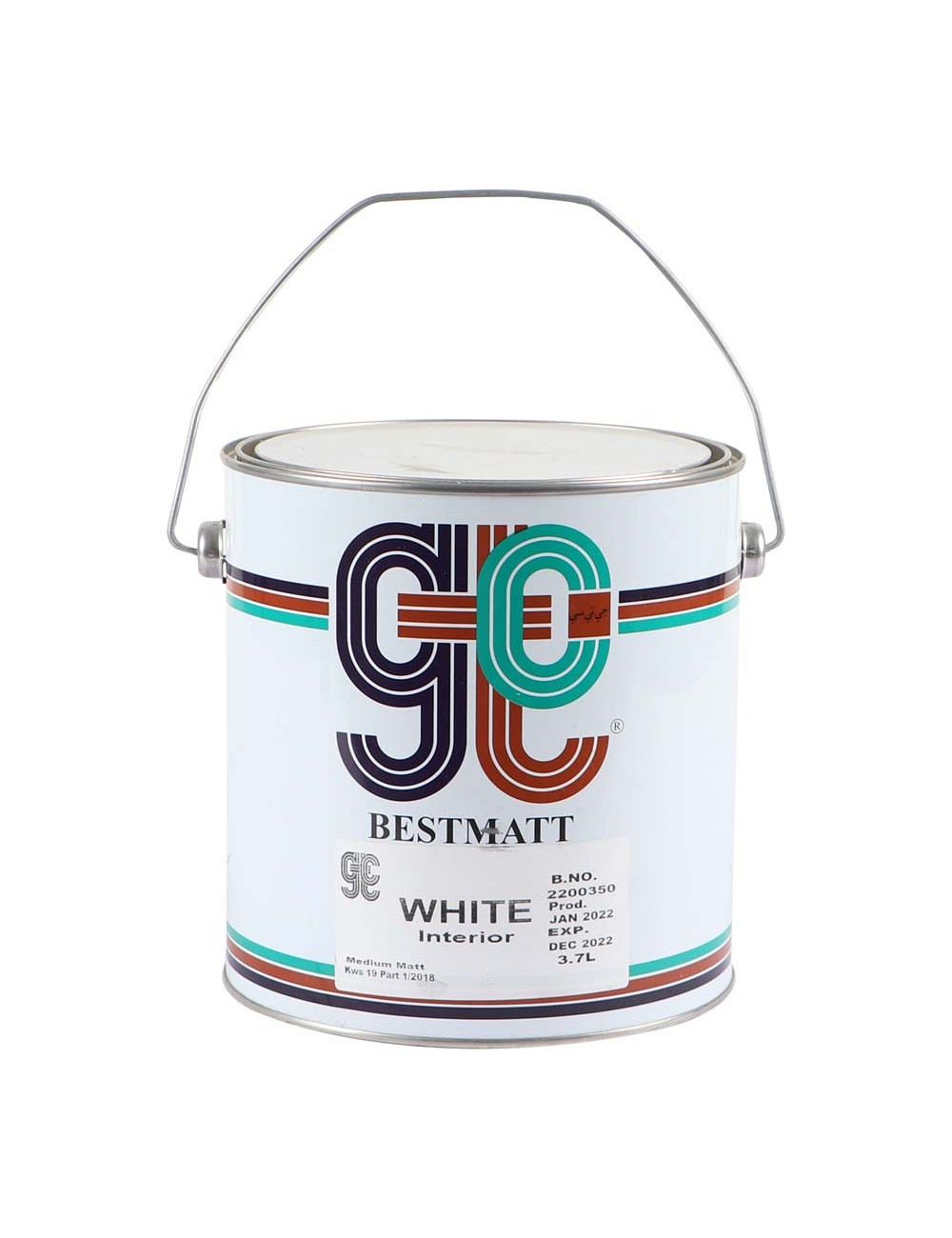 GTC MATT EMULSION PAINT INTERIOR WHITE GALLON