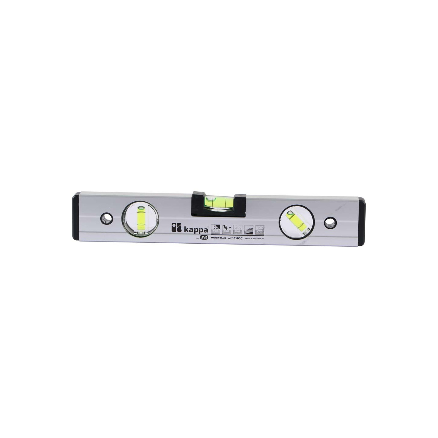 ALUMINIUM PRO LEVEL WITH 3 VIALS 30 CM