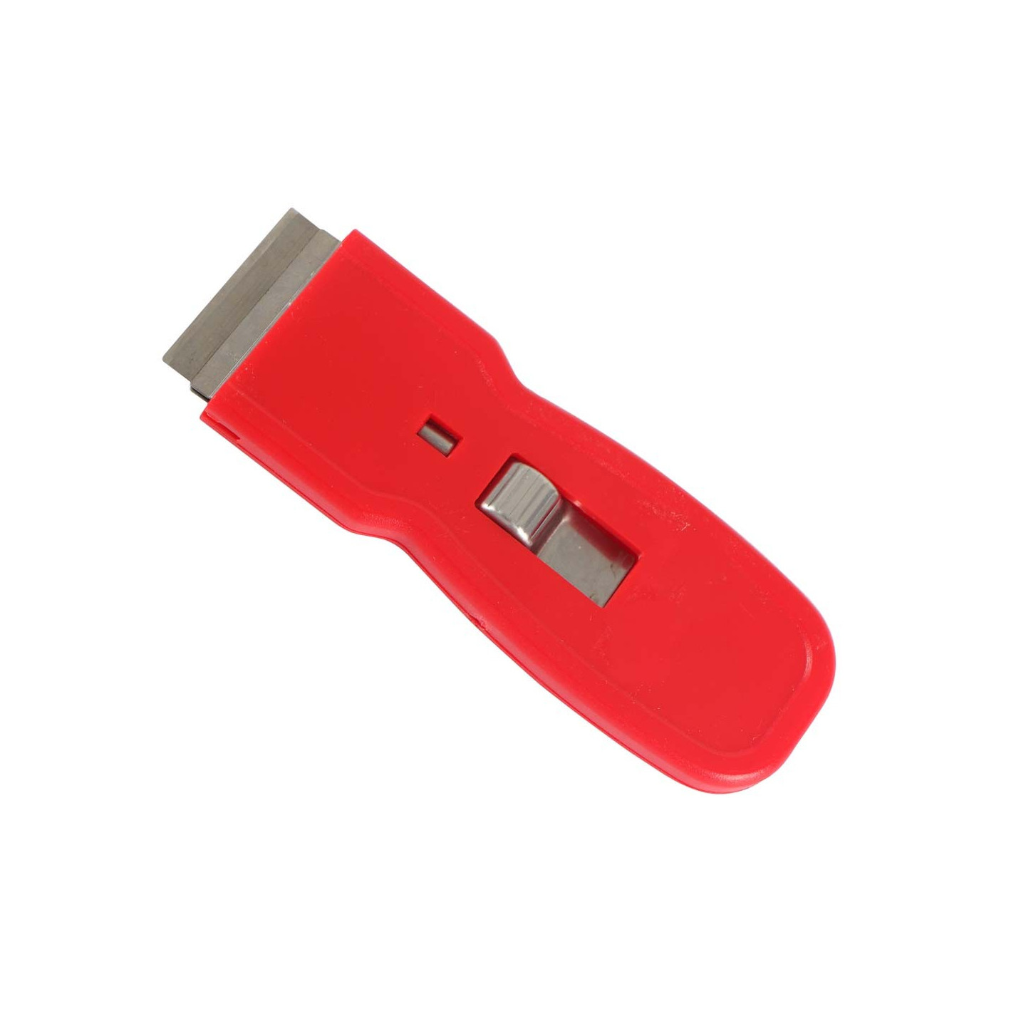 C-060 PLASTIC GLASS SCRAPER RED
