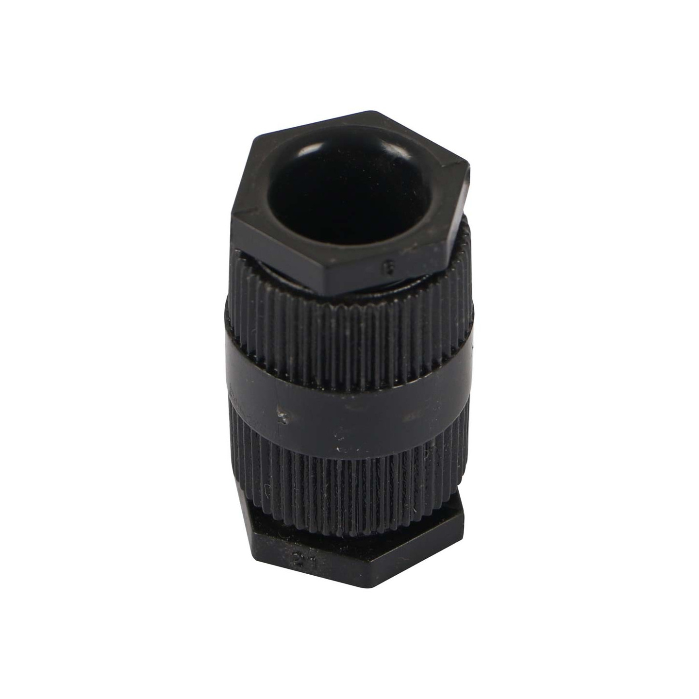 KHARAFI ELECTRIC FITTING ADAPTOR DOUBLE BLACK 3/4"