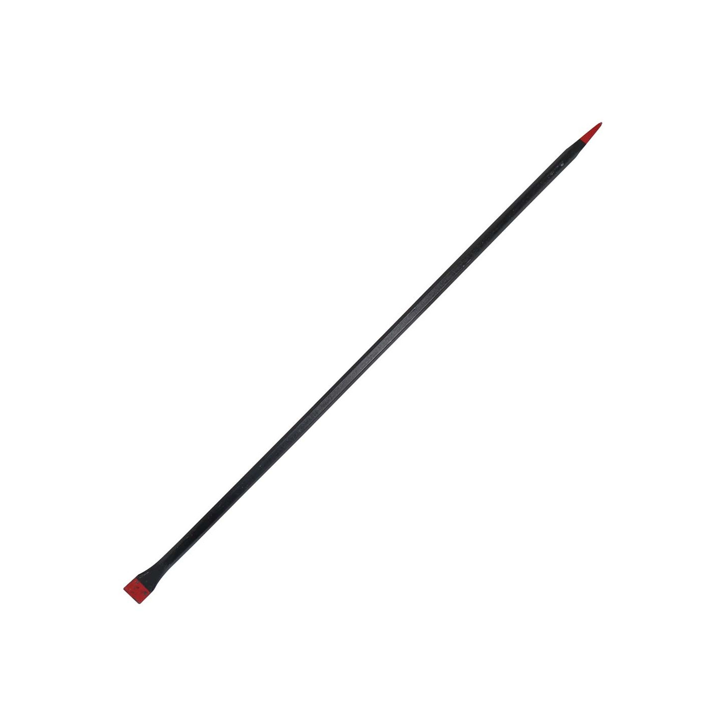 CROW BAR ONE END CHISEL 31 MM x 6 FT W/ BLACK PAINT