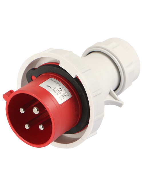 INDUSTRIAL PLUG MALE 32 AMP-4 PIN