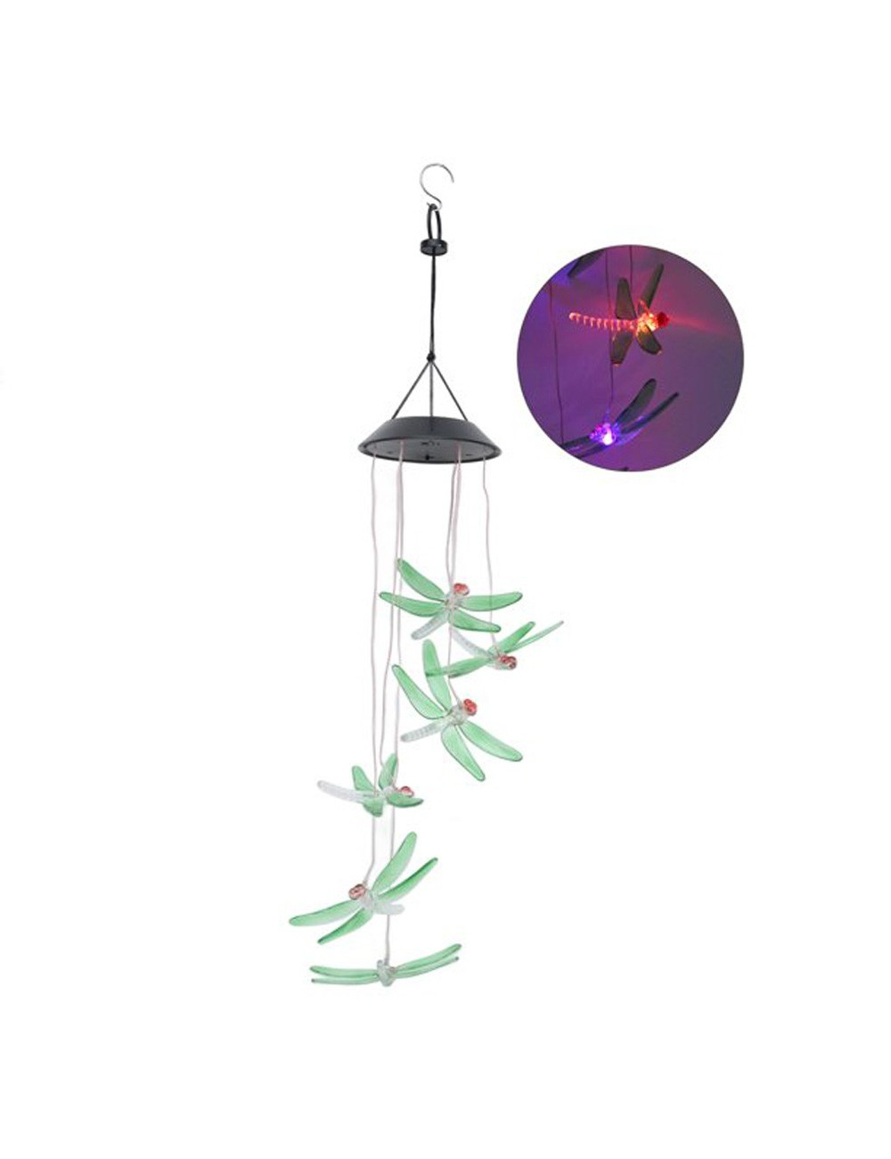 BRAGONFLY SOLAR WIND CHIME 70 * 13 CM