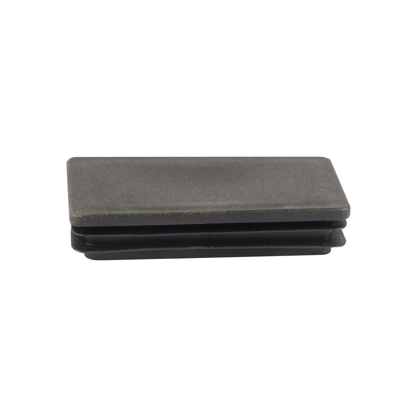 RECTANGULAR PLASTIC INSERT TUBE BLACK 50 x 100 MM