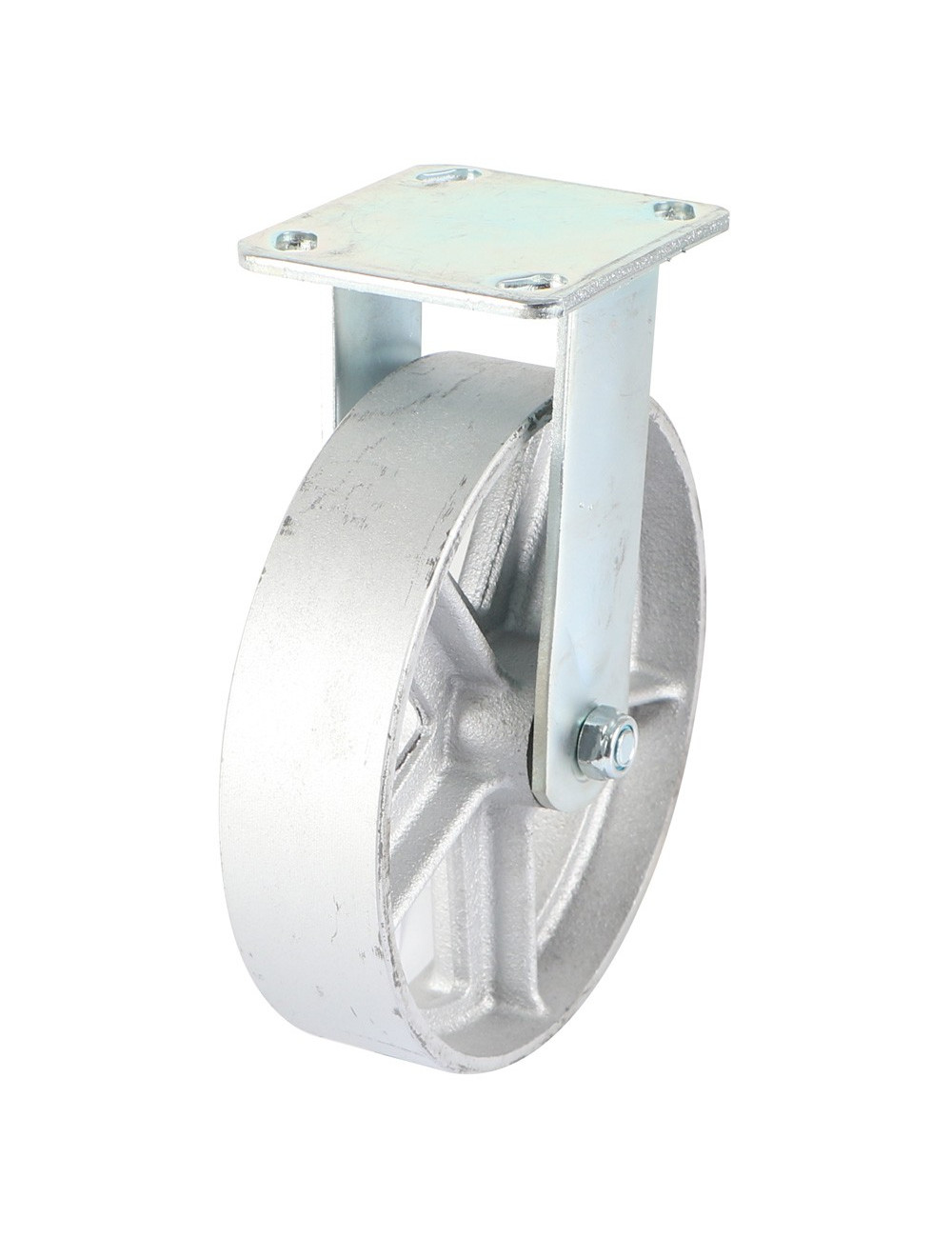 104200 CASTER WHEEL IRON FIXED 8" H.D