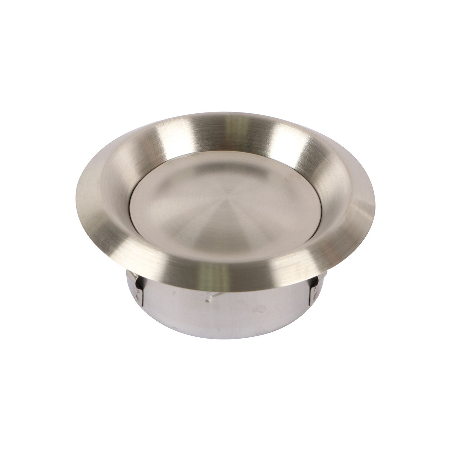 SS-VS S.S ROUND EXTERNAL VENT LOUVER 100 MM