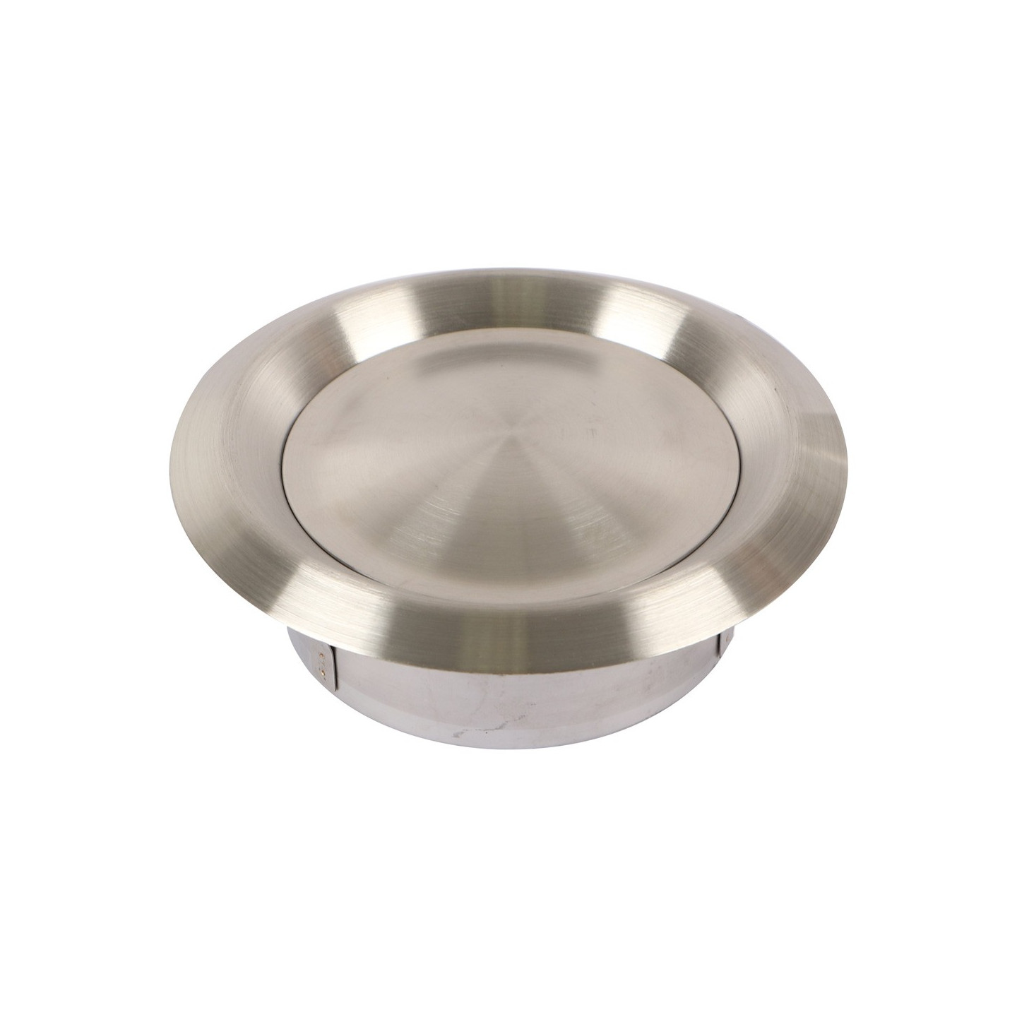 SS-VS S.S ROUND EXTERNAL VENT LOUVER 125 MM