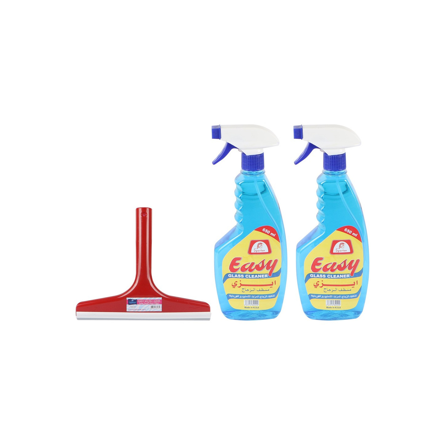 Easy glass cleaner 650 ml 2 tablets + wiper
