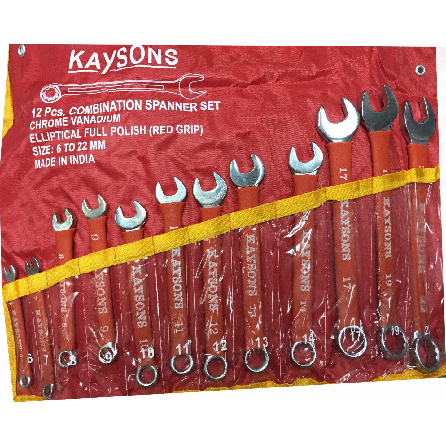 Combination Spanner Set R/G L.D 6 x 22 (KAYSON) - IND