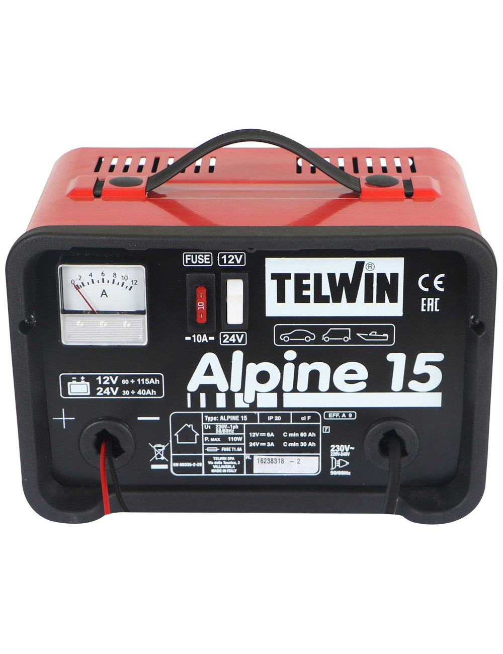 ALPINE 15 BATTERY CHARGER 12/24V