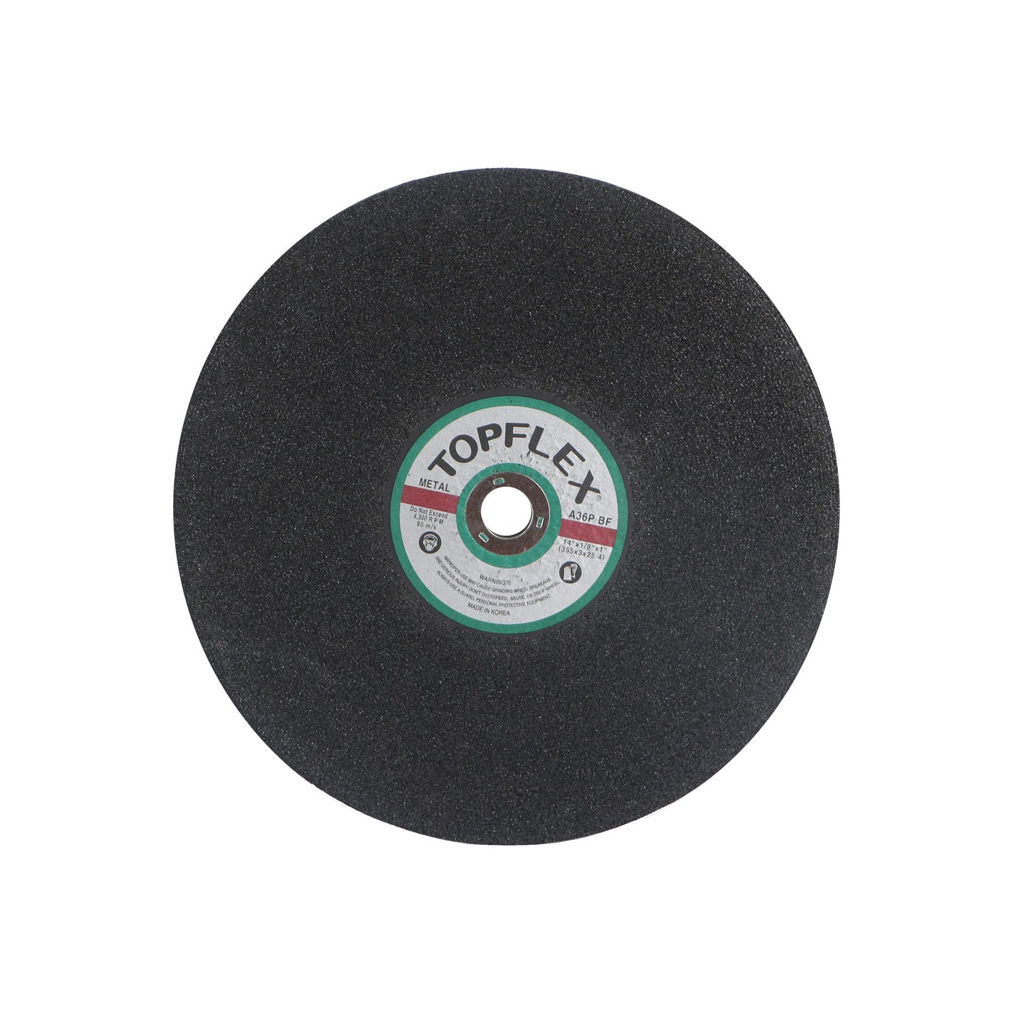 CUTTING OFF WHEEL FOR METAL 14" x 3 x 25.4 MM