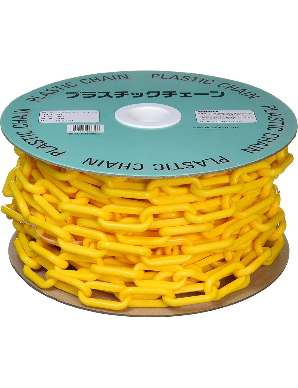 YF-PWC PLASTIC WARNING CHAIN YELLOW 8 MM x 25 MTR
