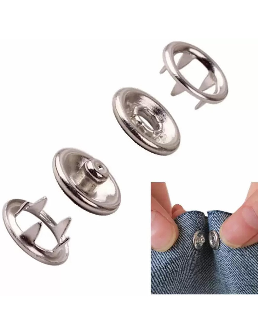 METAL SNAP BUTTON FOR FASTENER PLIER