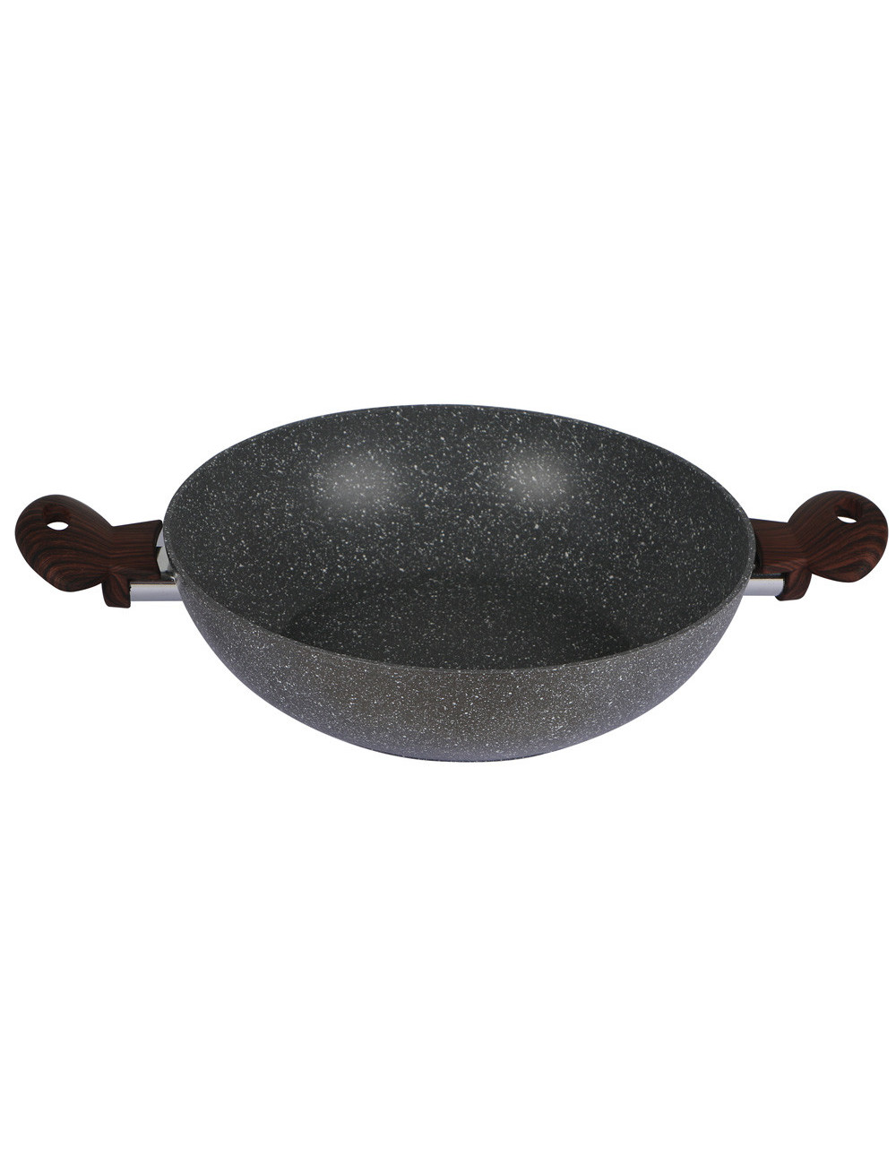 Granite Coating Wok Pan With 2 Handles 28