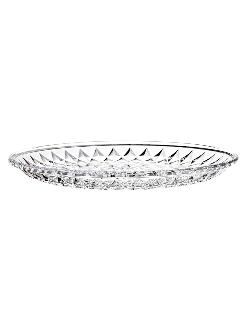 Flat Transaparent Plate 25Cm