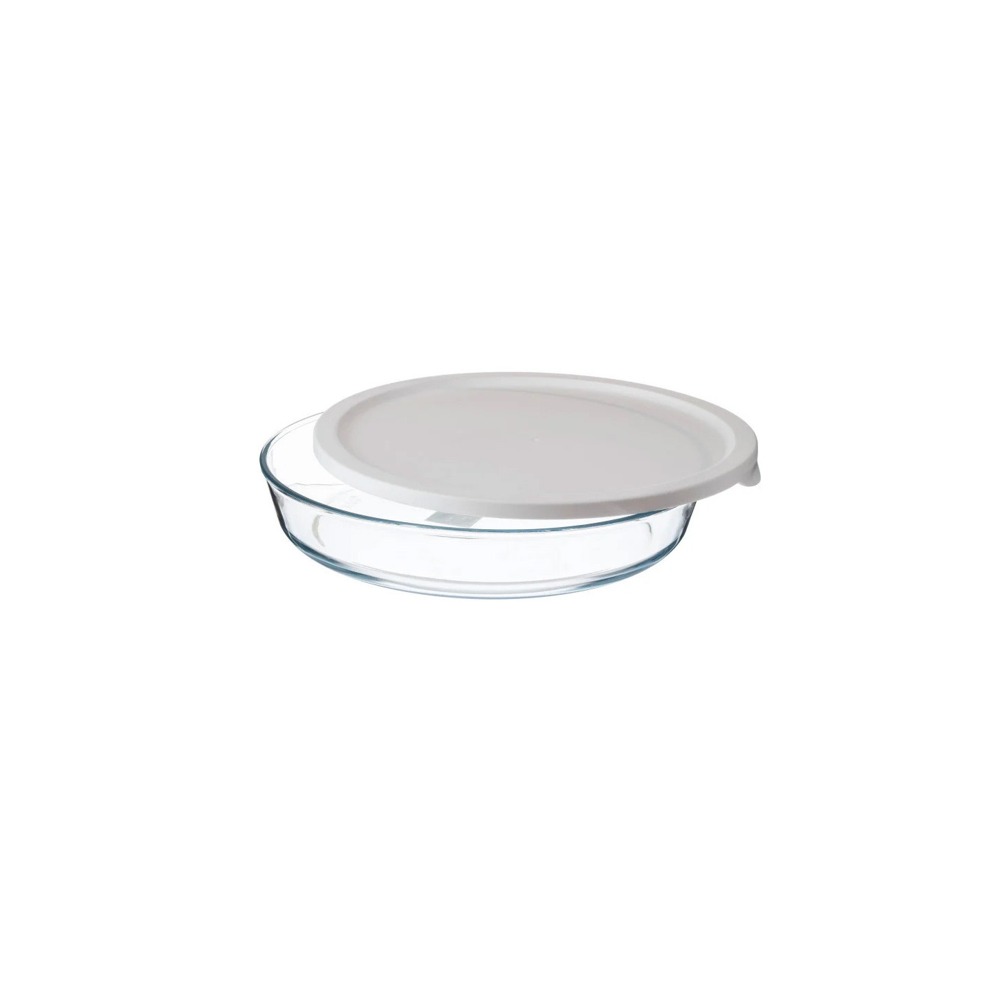 Pyrex Oval Tray With Plastic Lid-Small 1600 Ml