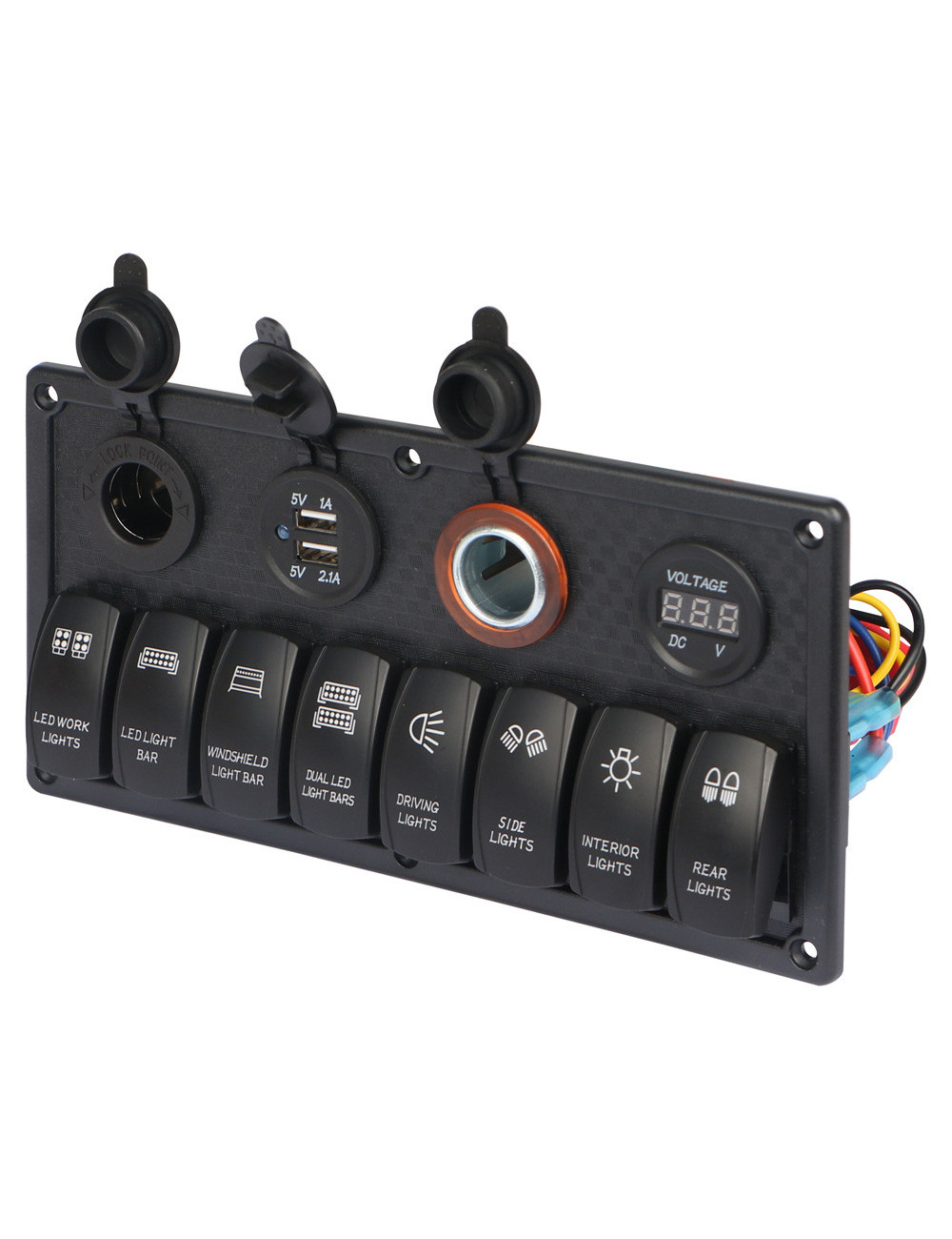 USB 016 CAR LED SWITCH PANEL