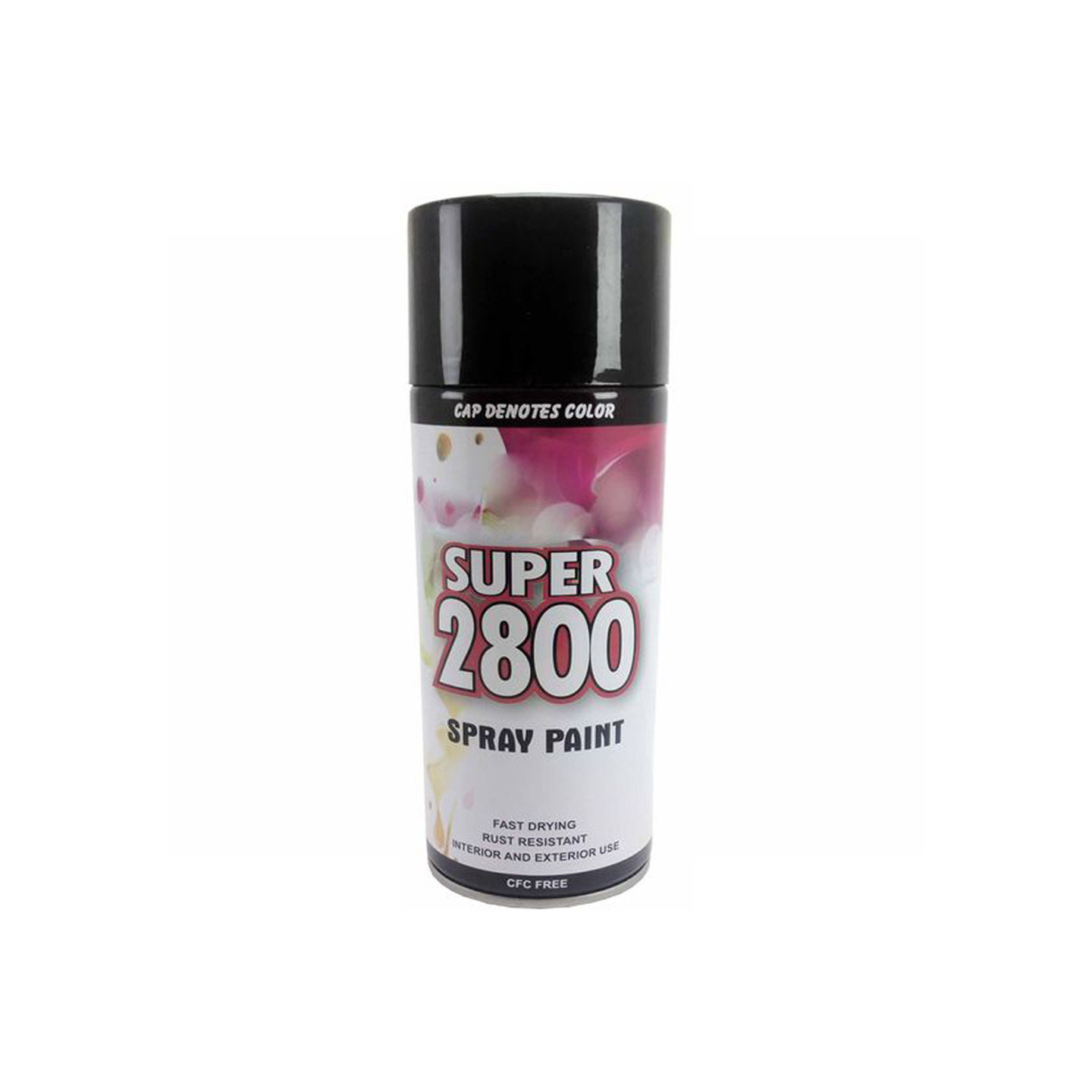 SUPER 2800 NORMAL SPRAY PAINTS 50 BLACK 220 GR 1X12\