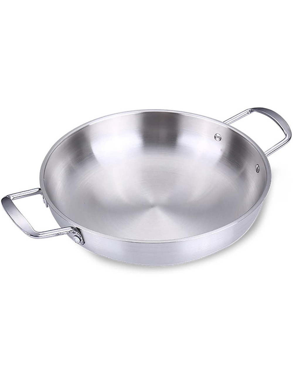 Round Steel Frying Pan - 22Cm