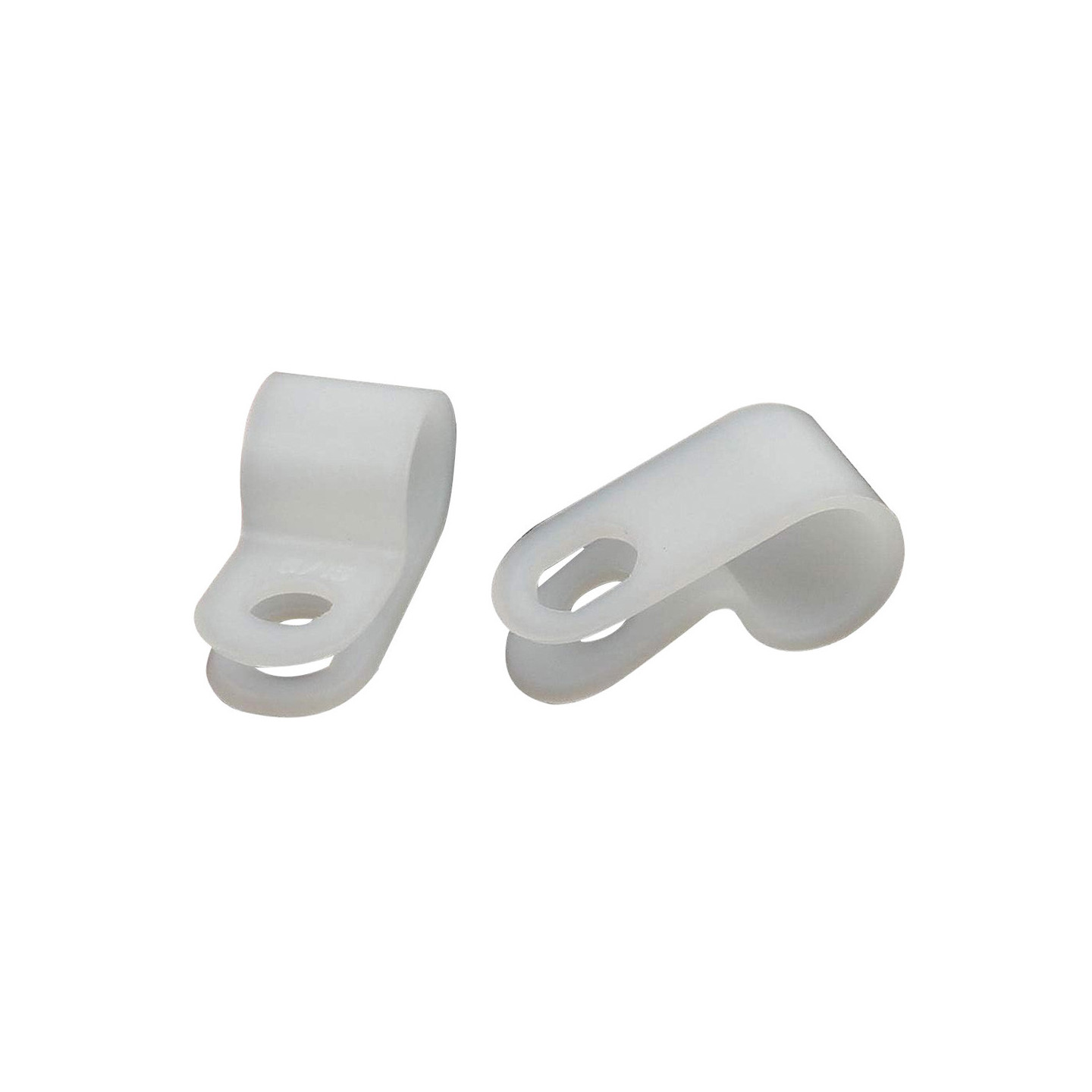 JAS R TYPE CABLE CLAMS WHITE 5/16 100PCS