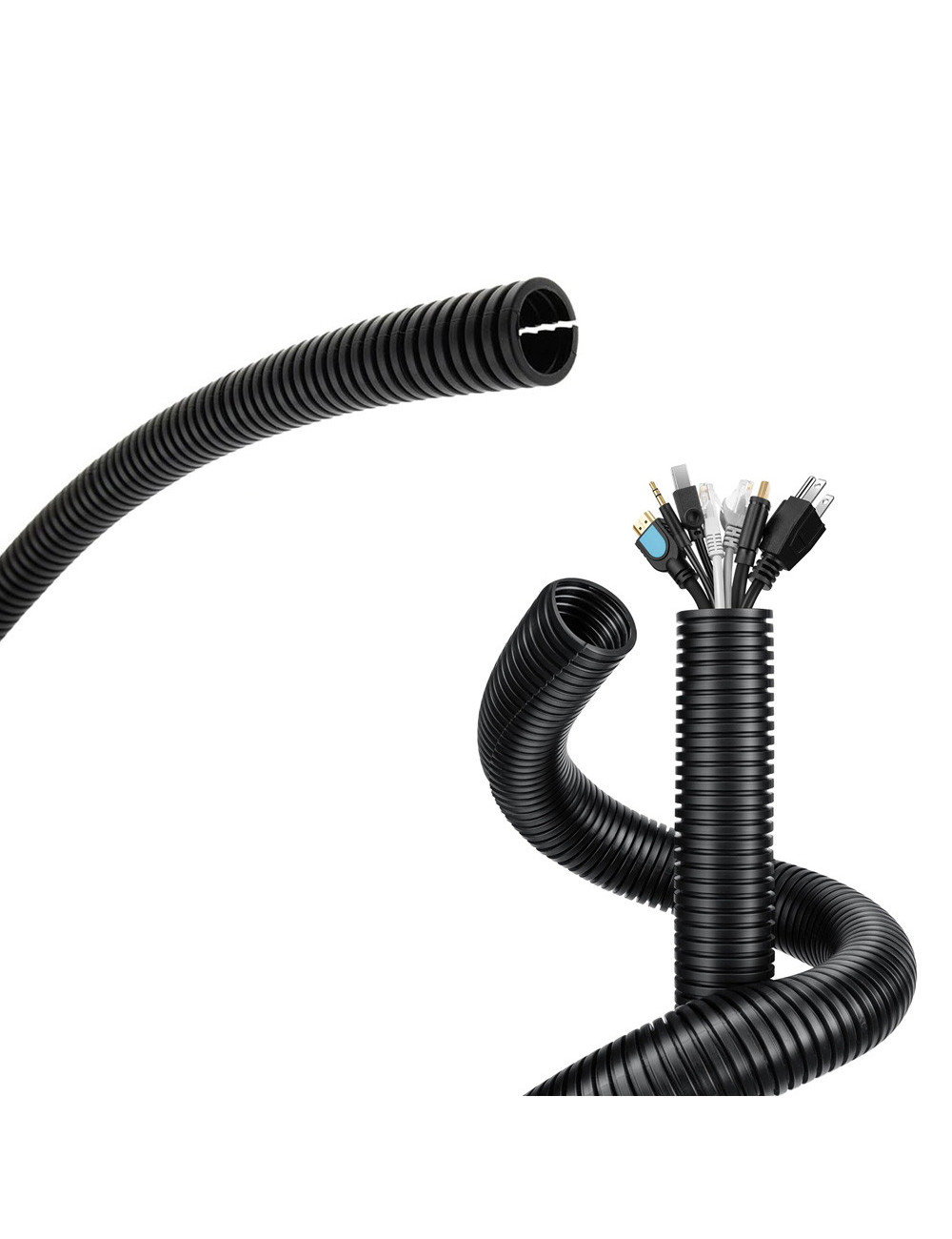 JAS PLASTIC FLEXIBLE PIPE BLACK 15.8 MM X 100 MTR