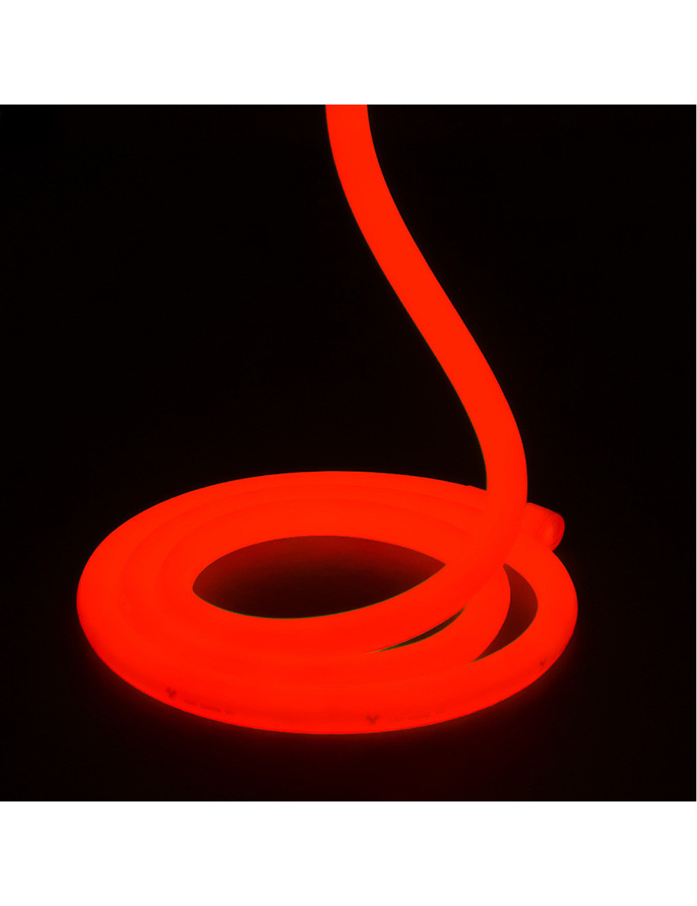 2835-120P 340 DEGREE NEON LED STRIP LIGHT RED 50 MTR