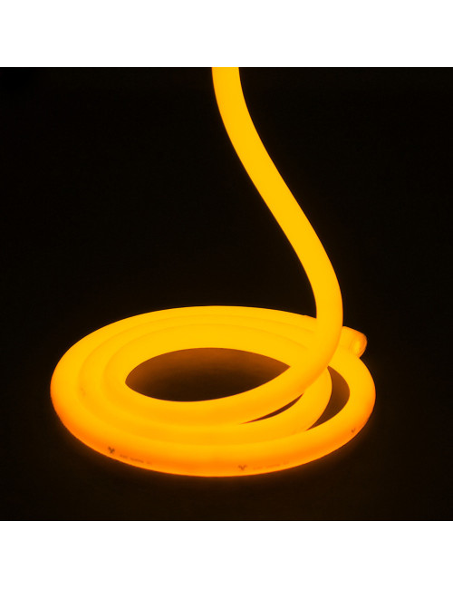 2835-120P 340 DEGREE NEON LED STRIP LIGHT YELLOW 50MTR