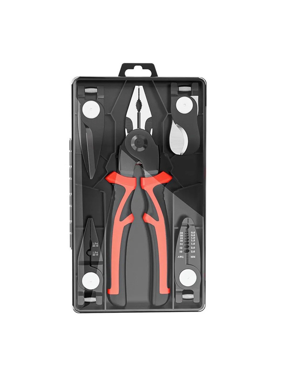 SJP8029 5IN1 HEAD CHANGING PLIER SET