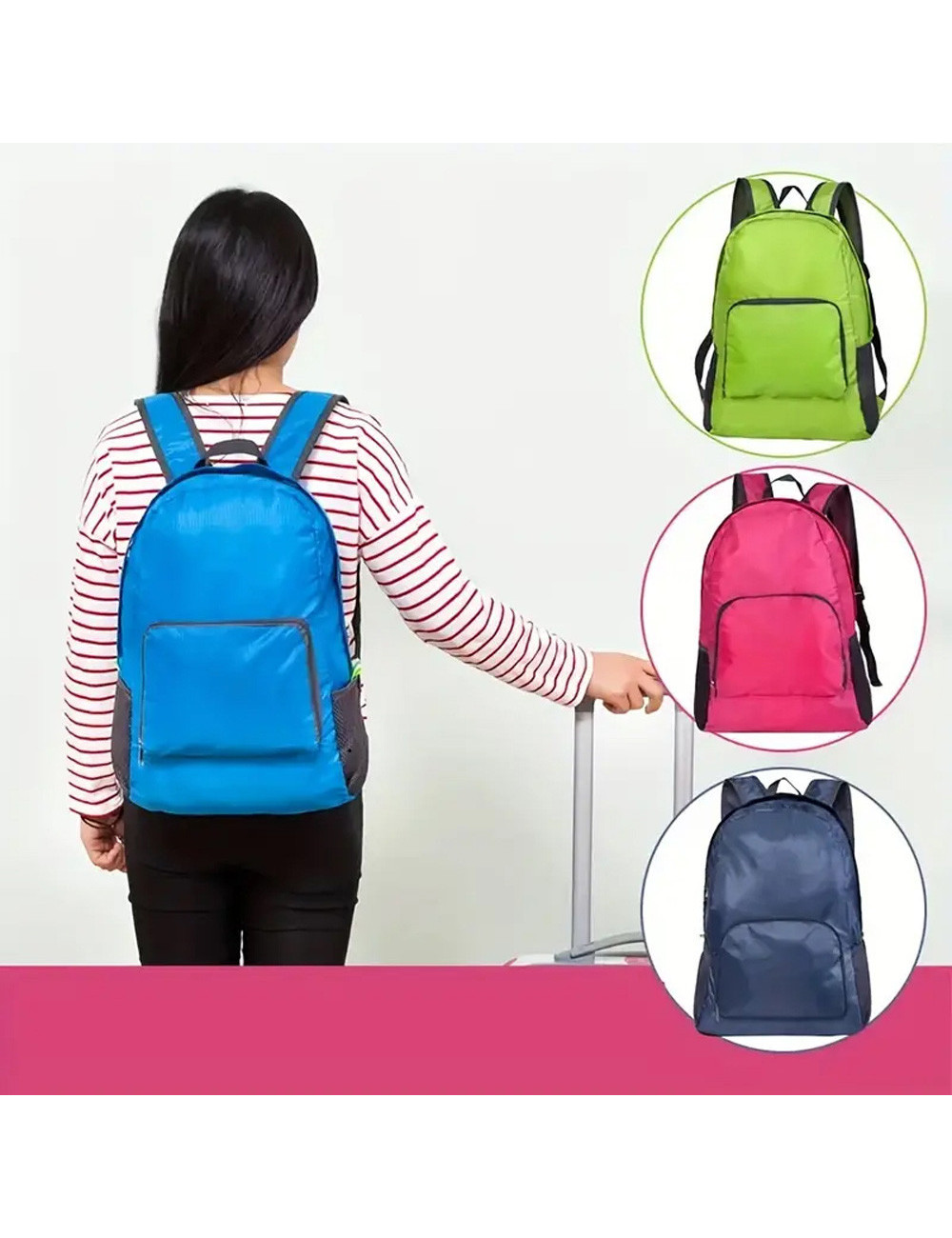RH27 PORTABLE FOLDING BACKPACK