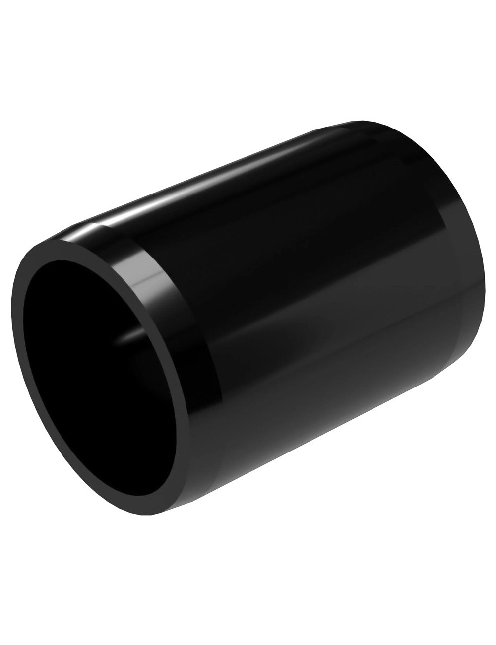 KHARAFI PLASTIC ELECTRIC FITTING JOINT COUPLER 1" BLACK