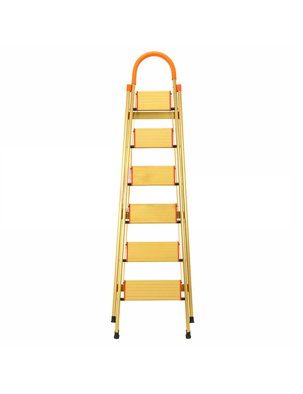ALUMINIUM LADDER GOLDEN COLOR 6 STEPS