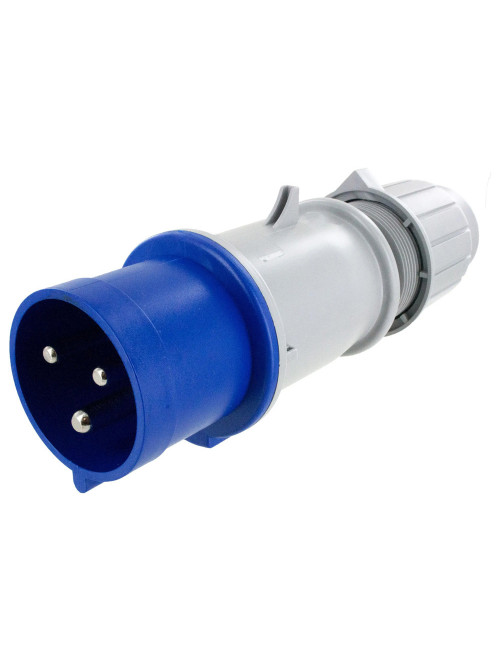 INDUSTRIAL PLUG 3 PIN × 32 AMP 220/240V
