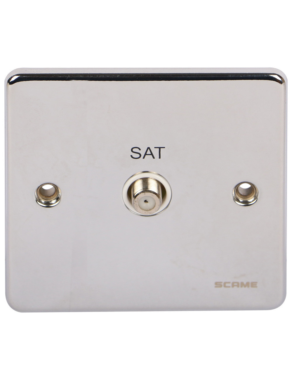 PCW SCAME MODERNA SATELLITE SINGLE SOCKET CHROME