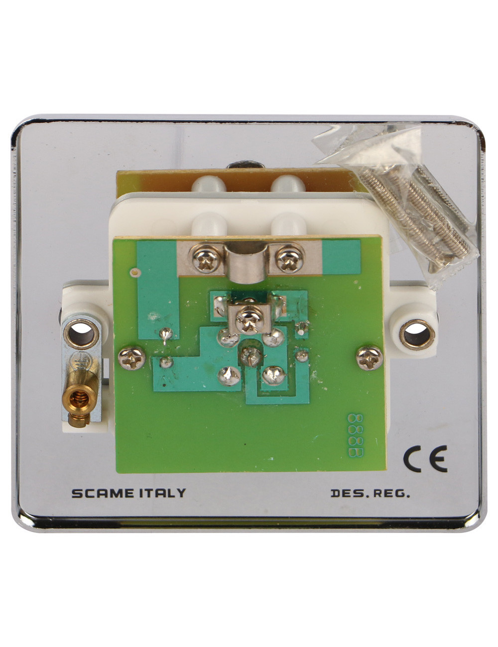 PCW SCAME MODERNA SATELLITE SINGLE SOCKET CHROME