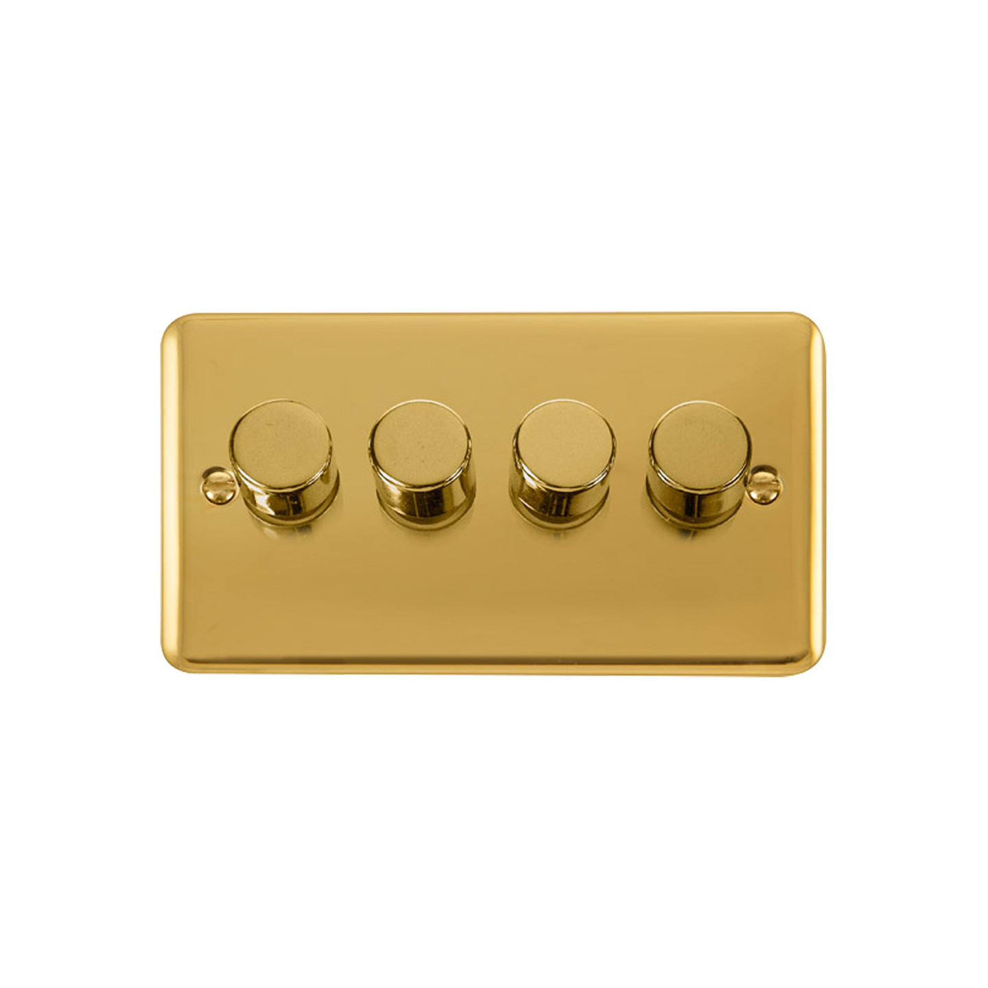 SBW SCAME MODERNA 4 GANG SWITCH MATTE GOLD