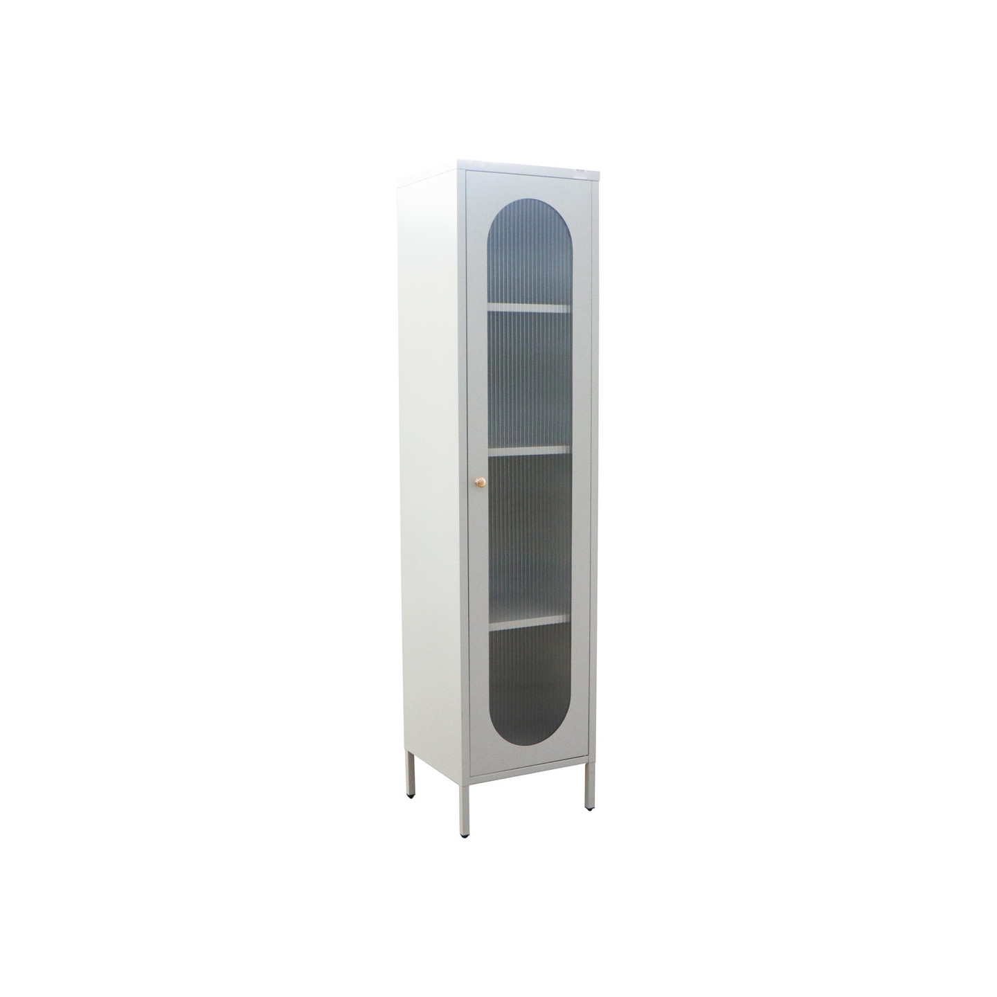IGO-HM009 SINGLE GLASS DOOR STEEL LOCKER H1670*W400*D350MM