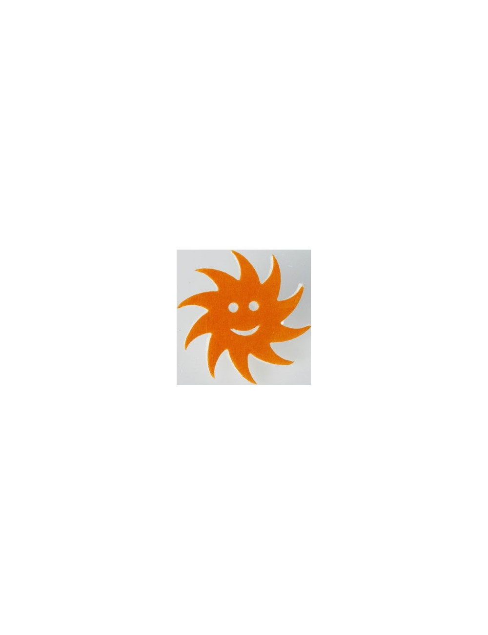 Small Sun Design Effect Stamp 9 x 7 CM 1470 - TURKEY